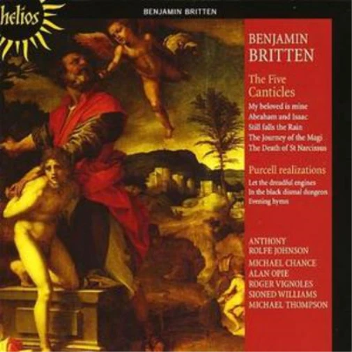 BENJAMIN BRITTEN FIVE Canticles, The (Johnson, Vignoles, Chance, Opie ...