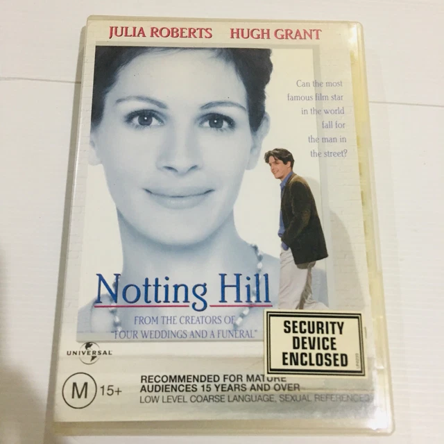 NOTTING HILL DVD Julia Roberts Hugh Grant Region 2 4 £4.17 - PicClick UK