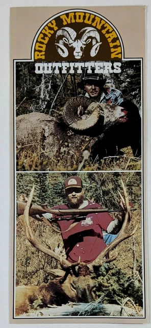 1980S GOLDEN BRITISH Columbia Rocky Mtn Outfitters Hunting Vintage ...