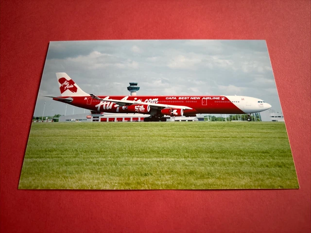 AIR ASIA X Airbus A340-300 9M-XAB colour photograph $1.27 - PicClick