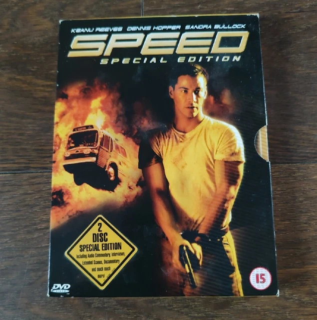 SPEED DVD (2002) Keanu Reeves, Sandra Bullock & Dennis Hopper. 2 Disc ...