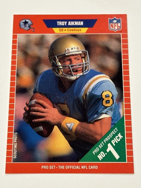 1989 PRO SET - #490 Troy Aikman (RC) EUR 1,08 - PicClick FR