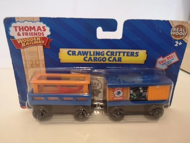 THOMAS AND FRIENDS Wooden Railway CrawIing Critters Cargo Cars BNIB ...