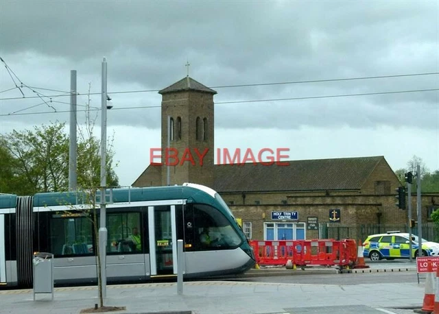 PHOTO NOTTINGHAM Test Tram At Holy Trinity This Is One Area Where ...