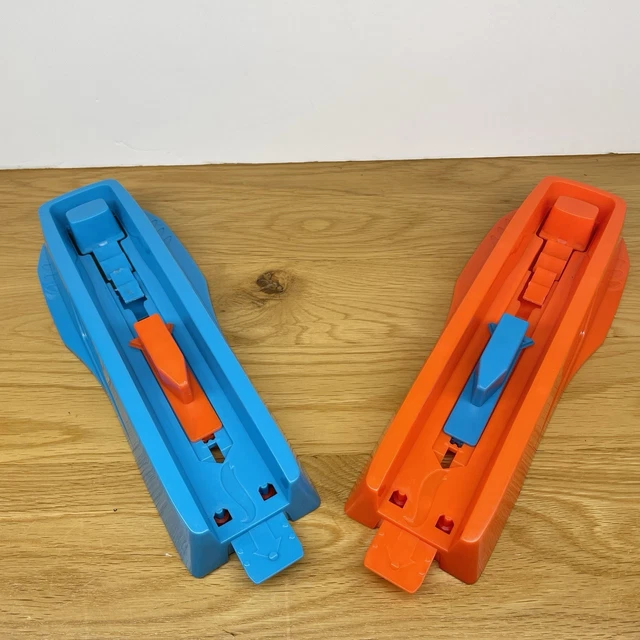 PAIR - GENUINE Hot wheels Launchers - Adjustable Speed - Elastic Band ...