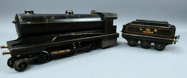 VINTAGE BOWMAN MODEL 234 live steam locomotive & LMS 13000 tender #5012 ...