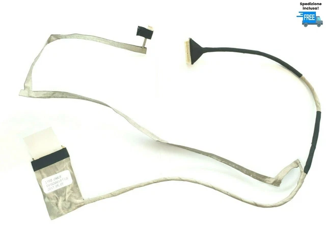 CAVO FLAT DISPLAY Lenovo G470 G475 Dc020015t10 LED VGA Flex Vidéo Câble ...