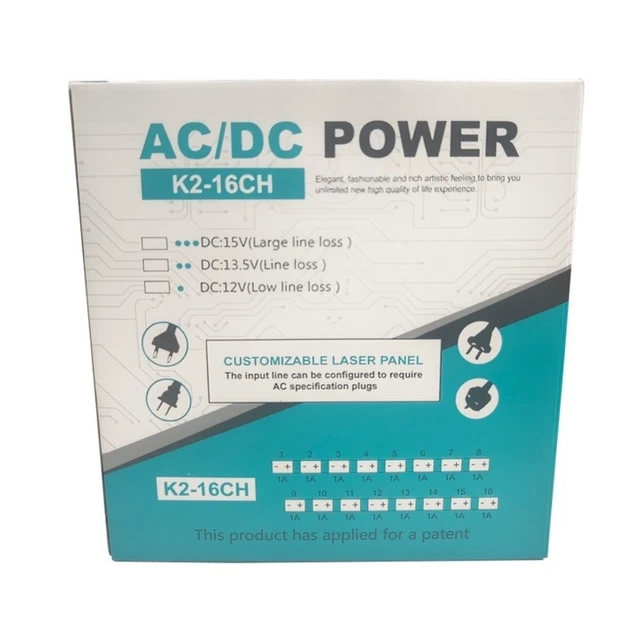 4/8/16 CHANNELS POWER Supply Distribution 90V-264VAC Input AC/DC Power ...