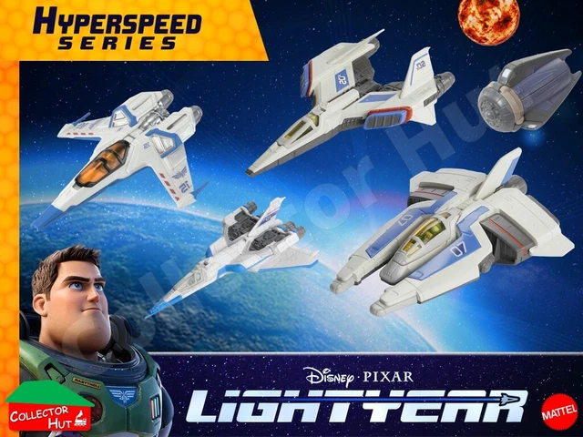 DISNEY LIGHTYEAR MATTEL Hyperspeed Series Model Spaceships Action ...