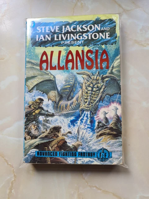 ALLANSIA ADVANCED FIGHTING Fantasy by Ian Livingstone, Steve Jackson ...