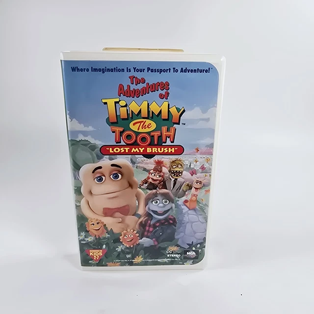 ADVENTURES OF TIMMY the Tooth VHS Lost My Brush Vintage 1994 Clamshell ...