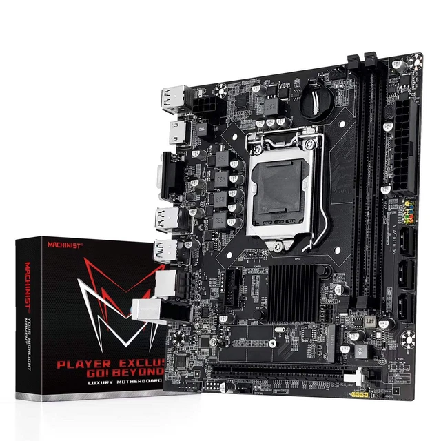 H110 INTEL LGA1151 Mini-ITX Gaming Motherboard DDR4 RAM M.2 NVMe SDD ...