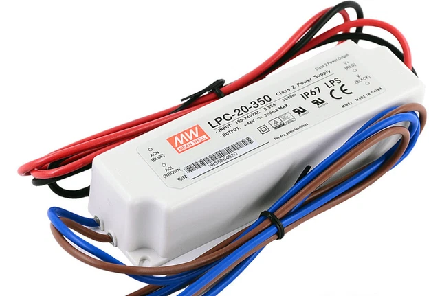 SWITCHING POWER SUPPLY LPC-20 20W 350/700mA LED Constant Current Low ...