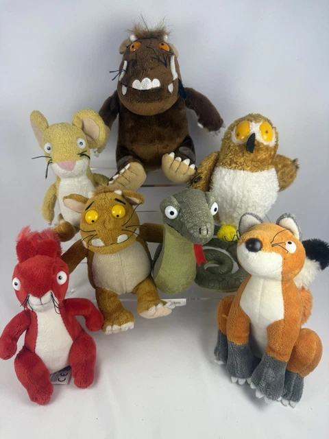 JULIA DONALDSON THE Gruffalo Full Set Of 7 Plush Soft Toys snake child ...