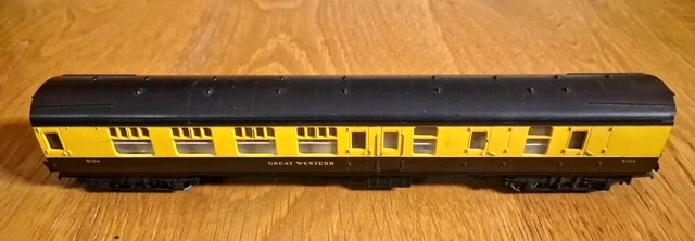 HORNBY R744 GWR Brake Coach No 5104 with Seating, for OO Gauge £8.52 ...
