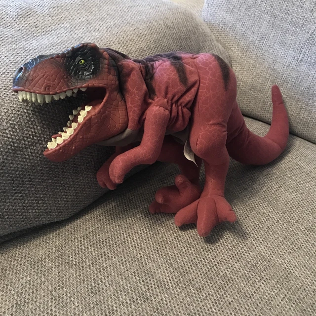 JURASSIC PARK LOST World T REX 22"Full Body Hand Puppet Cloth Body 1996 ...