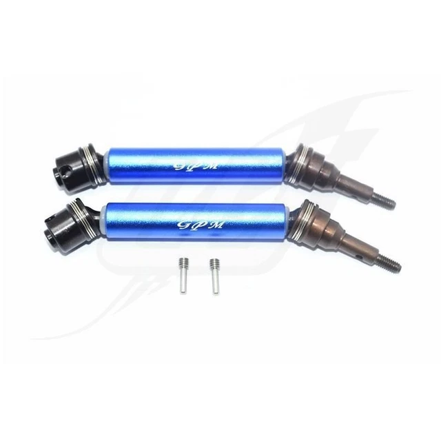 [FR] GPM HARDEN Steel 45 Front Axle W. Alloy Body -6Pc Set Blue Traxxas ...