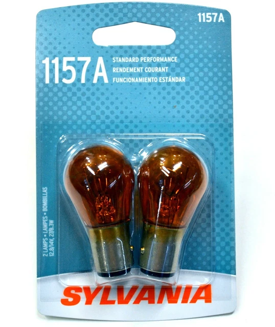 SYLVANIA BASIC 1157A 27/8.3W Dos Bombillas Posterior Señal de Vuelta Luz Stock EUR 21,74 ...