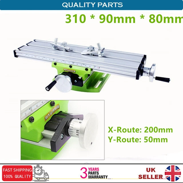 CROSS SLIDING BENCH Drill Vise Fixture Worktable Milling Compound ...