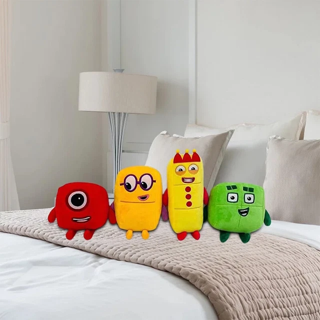 NUMBERBLOCKS PLUSH TOY Educational Number blocks 1-10 Plush Soft Doll ...