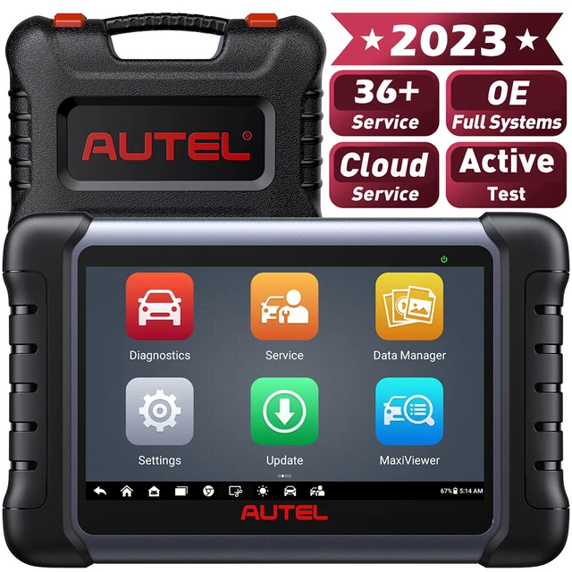 2023 AUTEL MAXICOM MK808S MK808 OBD Outils Diagnostic Français Systèmes ...