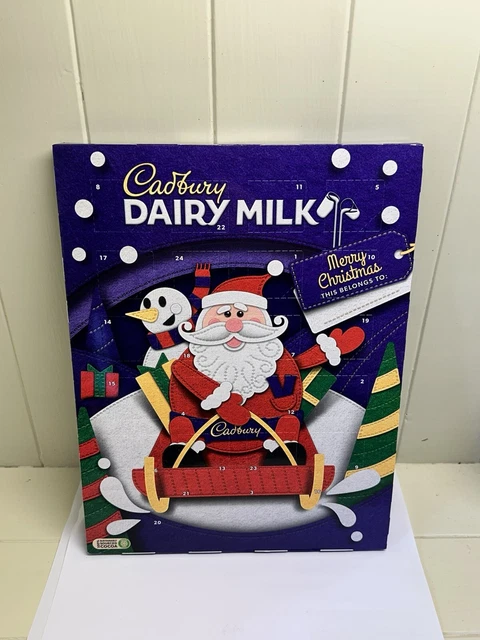 CADBURY DAIRY MILK Advent Calendar Chocolate Christmas Advent Calendar ...