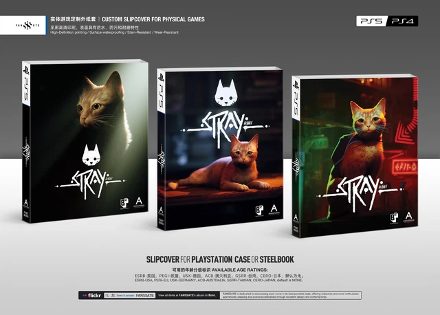 STRAY PS4/PS5 CUSTOM-MADE G2 Steelbook Case (NO GAME) $54.99 - PicClick CA