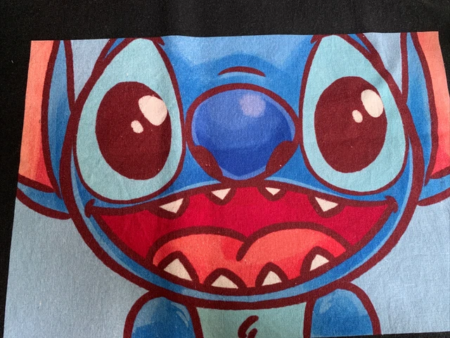 DISNEY STITCH INSPIRED Panel 100% Cotton Woven Approx 8x11” £7.16 ...