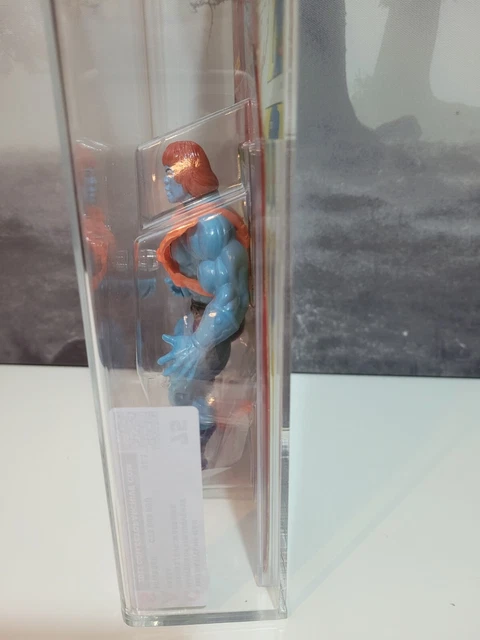 HE-MAN 1987 MOTU FAKER,Hard Head, 12 BACK MOC AFA 75 - CLEAR BUBBLE ...