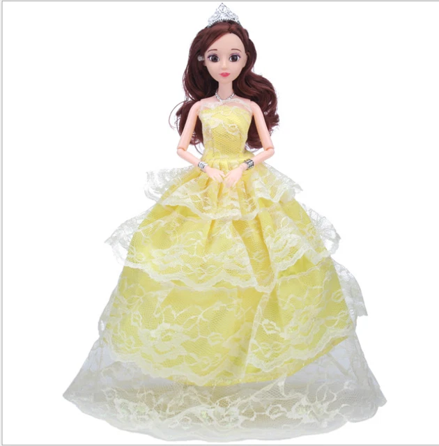 PRETTY-BARBIE DOLL SIZED Accessory/Cloth@@A Dress +A Shoes+A Veil@Good ...