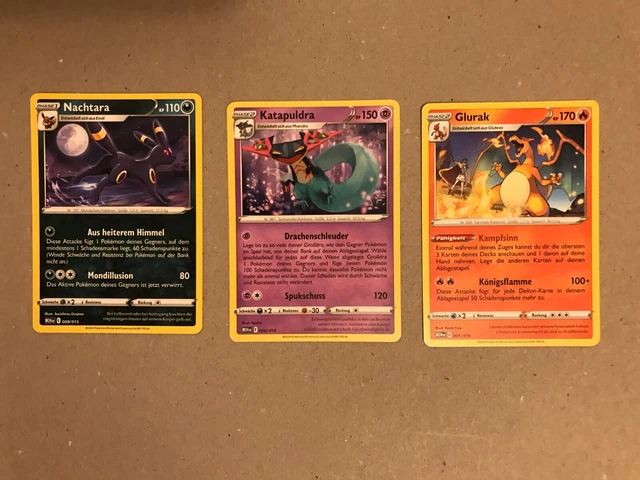 POKEMON KARTEN DEUTSCH Mc Donalds 2025 Nachtara, Glurak Zugabe Happy ...