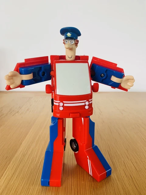 POSTMAN PAT TOY Delivery Van Push Along Transformer 2008 COMPLETE £7.00 ...