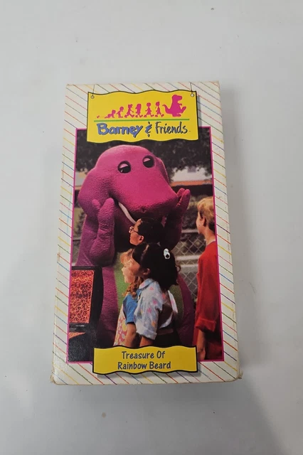 RARE BARNEY AND Friends VHS Treasure Of Rainbow Beard Time Life 1992 ...