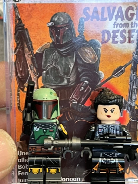 LEGO STAR WARS Boba Fett & Fennec Shand (2) Minifig Set W/ Custom Card ...