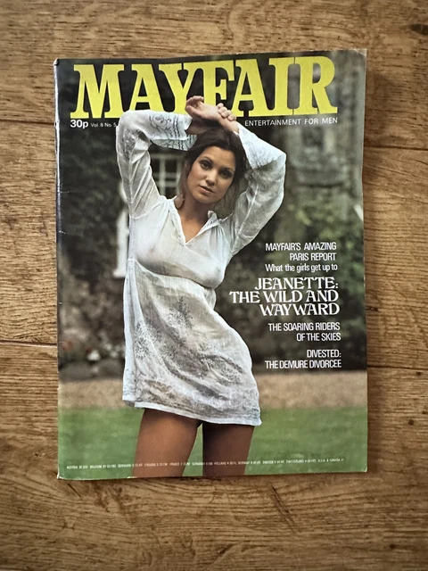 VINTAGE MAYFAIR MAGAZINE Vol 8 No 5 Good Condition 1970s Glamour Erotic ...