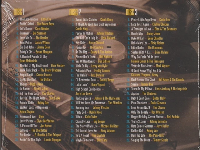 ULTIMATE JUKEBOX HITS OF THE '50s & '60s - BRAND NEW 3 CD set - Various Artists $22.00 - PicClick AU