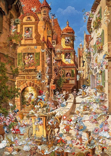 HEYE ROMANTIC TOWN By Day, Michael Ryba Jigsaw Puzzle (1000 Pieces) £19 ...