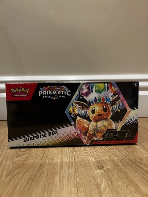 POKEMON TCG PRISMATIC Evolutions Surprise Box - Scarlet & Violet - Sealed #1 £43.25 - PicClick UK