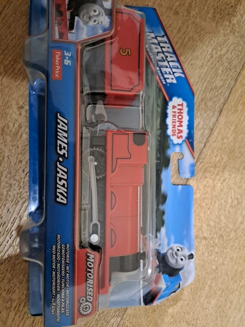 FISHER-PRICE THOMAS & Friends Trackmaster Motorized JAMES Engine ...