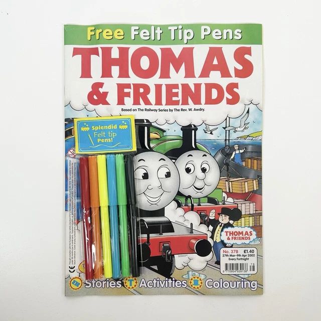 VINTAGE THOMAS THE Tank Engine & Friends Magazine No 378 Comic 2002 ...