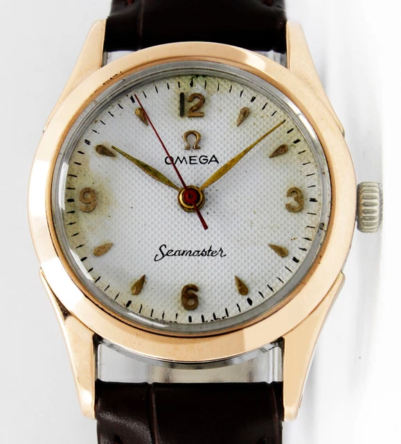 OMEGA SEAMASTER GOLD Cap Winding Ladies Vintage Watch With Box £1,217. ...
