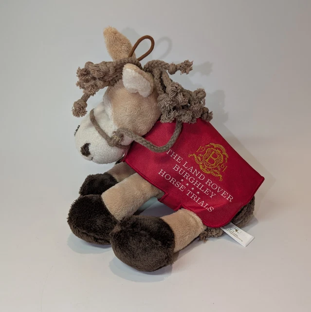 JOMANDA PLUSH HORSE Soft Toy - The Land Rover Burghley Horse Trials Red ...