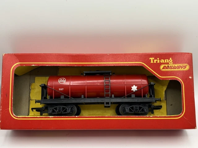 TRIANG OO GAUGE R247 Br Ici Bogie Tank Wagon 357 Boxed £8.00 - PicClick UK