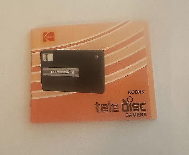 KODAK TELE DISC Vintage Classic Camera Manual Only £1.35 - PicClick UK