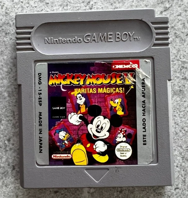 MICKEY MOUSE V Resticked Label variation - ESP - GAMEBOY GB game boy ...