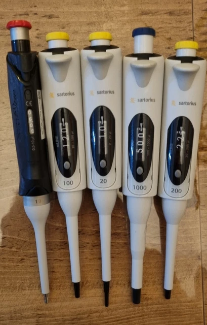 PIPETTE SARTORIUS & Starlab- Adjustable/FreeCarousel/Mechanical Pipette ...