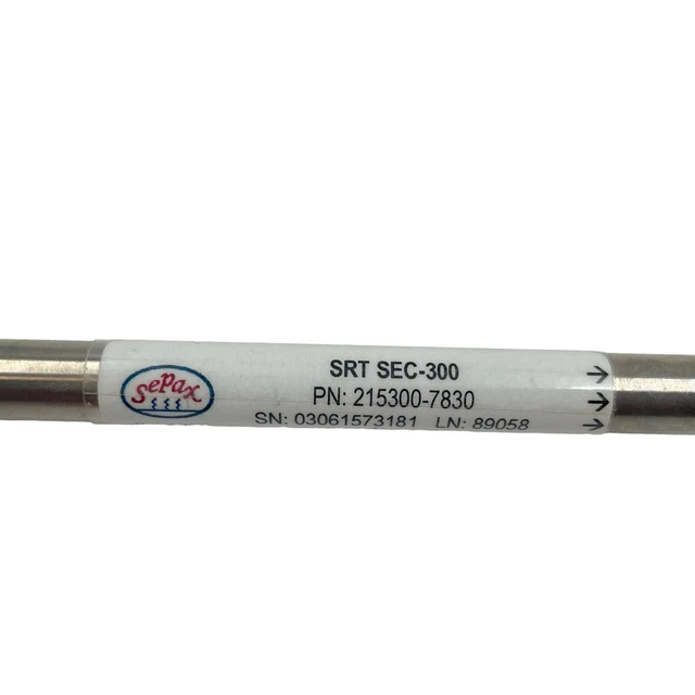 SEPAX SRT SEC-300 Gel Filtration 3 μm 215300-7830 $199.73 - PicClick AU