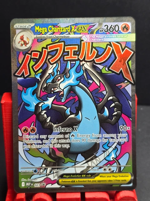 MEGA CHARIZARD X ex 023 Me: Mega Evolution Promo Holo £95.66 - PicClick UK