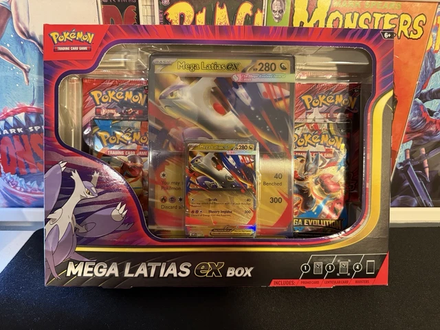 POKÉMON TCG MEGA Evolution | Mega Latias EX Box | IN HAND | Sealed $84. ...