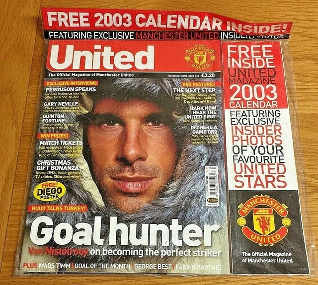 MAGAZINE OFFICIEL DE Manchester United - Déc 2002 - Neuf et scellé ...